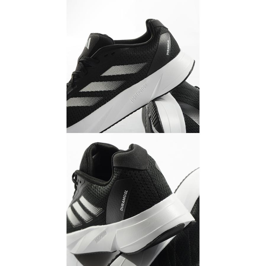 アディダス メンズ 厚底 ヒール3.3cm ランニングシューズ スニーカー adidas DURAMO SL M シューズ 靴 2023秋冬 ...