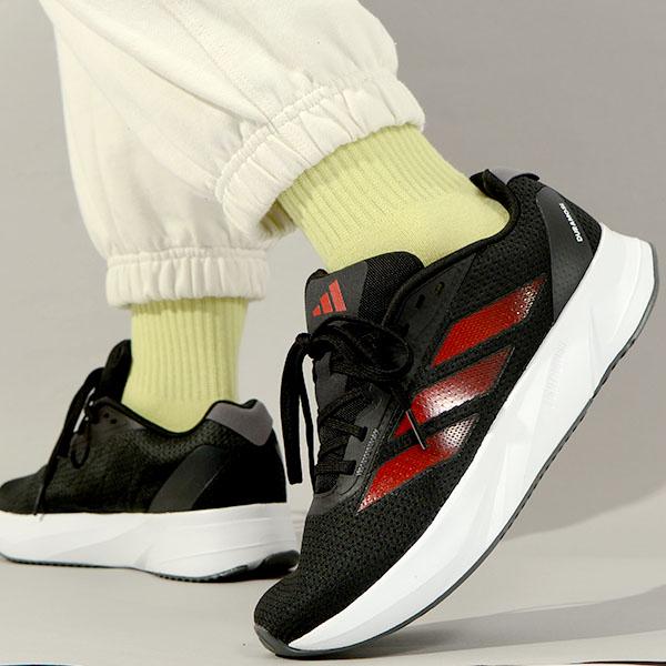 アディダス メンズ 厚底 ヒール3.3cm ランニングシューズ スニーカー adidas DURAMO SL M シューズ 靴 2023秋冬 ...