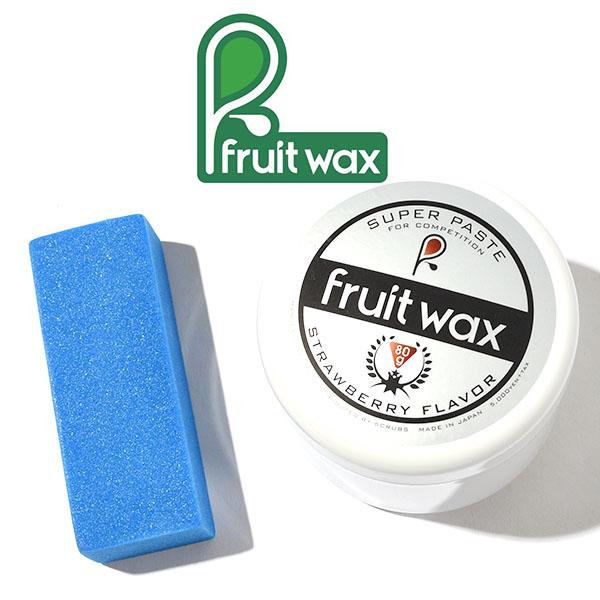 スノボ ペースト ワックス FRUIT WAX フルーツワックス Super Paste スーパーペースト 80g 高フッ素 生塗り ワク ...