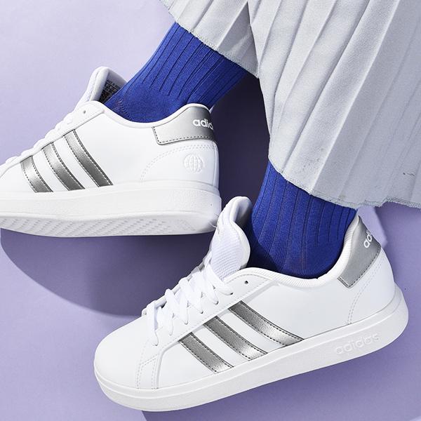 アディダス レディース スニーカー adidas GRAND COURT 2.0 K グランドコート ローカット シューズ 靴 2022秋新作 ...