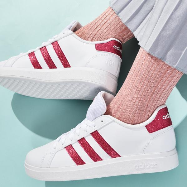 ブランド公式商品認証店 アディダス レディース スニーカー adidas GRAND COURT 2.0 K グランドコート ローカット ...