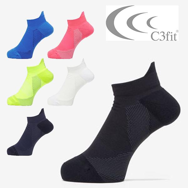 C3Fit ゆうパケット対応可能！C3fit アーチサポート ショートソックス シースリーフィット メンズ レディース 靴下 スポーツ 日本製 GC23300 20%off : エレファント ...