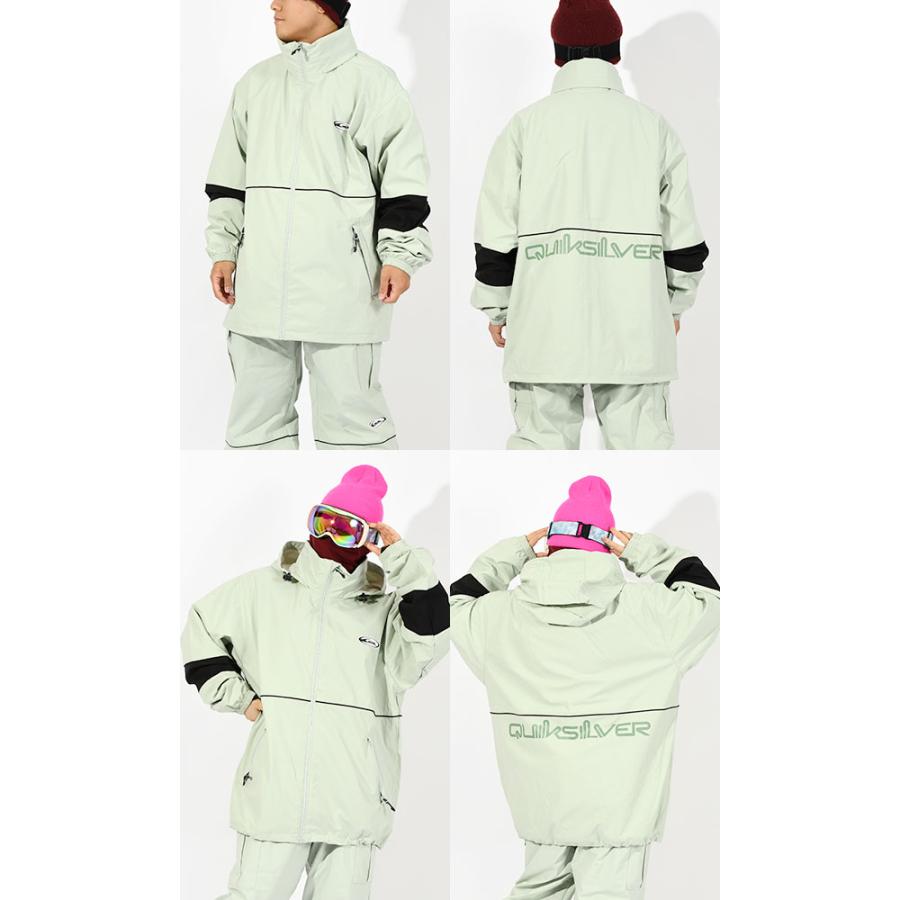QUIKSILVER クイックシルバー QJK233412 QUIK SLASH JK SGR 23-24 ボードウェア メンズ ジャケット スノーボード 撥水 ライトウエア Quiksilver（クイックシルバー） 45%off スノーボードウェア メンズ