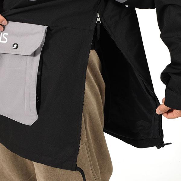 33％off スノーボードウェア セッションズ SESSIONS CHAOS JACKET メンズ プルオーバー ジャケット スノボ - 正規品 格安