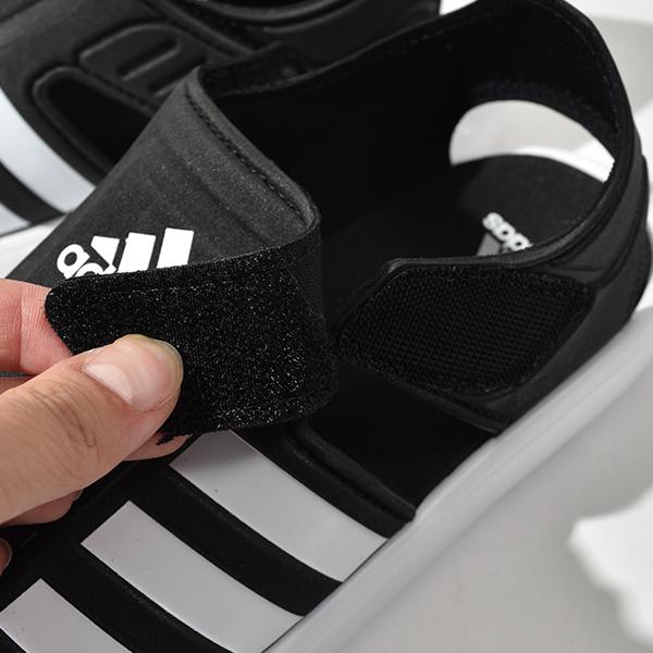 アディダス つま先保護 水陸両用 キッズ サンダル adidas ジュニア 子供 シューズ 子供靴 ベルクロ 2024春夏新色 GW0384 ...