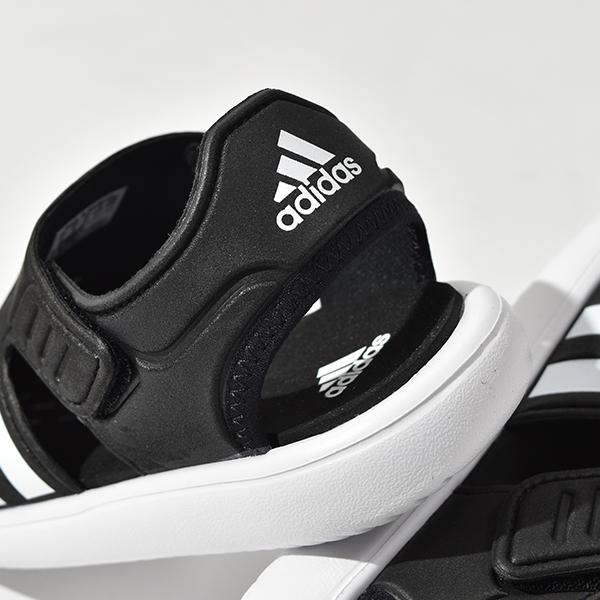 アディダス つま先保護 水陸両用 キッズ サンダル adidas ジュニア 子供 シューズ 子供靴 ベルクロ 2024春夏新色 GW0384 ...