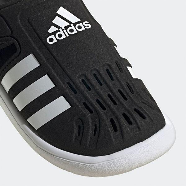 adidas アディダス つま先保護 水陸両用 キッズ サンダル ジュニア 子供 シューズ 子供靴 ベルクロ GW0384 GW0385 ...