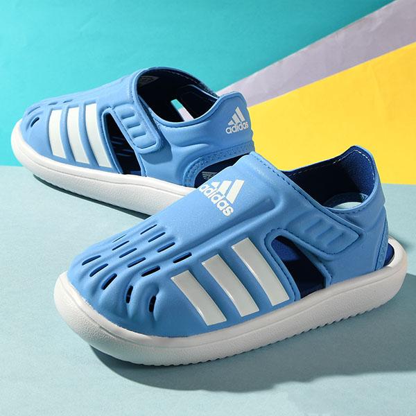 adidas アディダス つま先保護 水陸両用 ベビー サンダル キッズ ジュニア 子供 シューズ ベルクロ GW0391 IE2604 ...