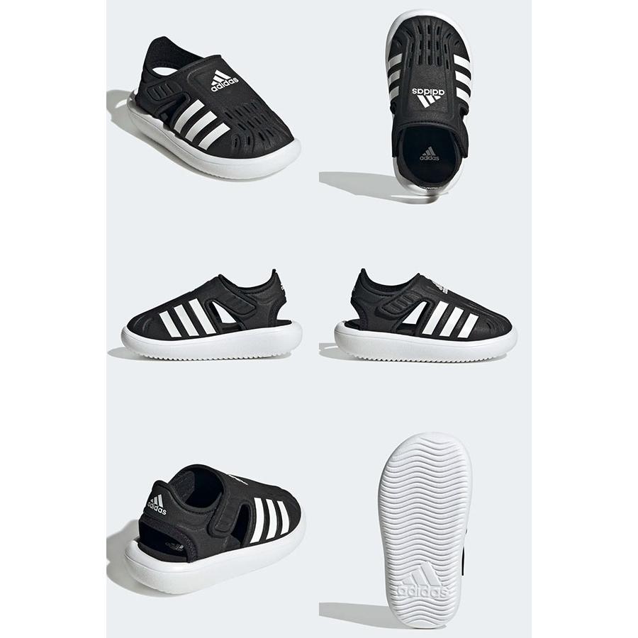 adidas アディダス つま先保護 水陸両用 ベビー サンダル キッズ ジュニア 子供 シューズ ベルクロ GW0391 IE2604 ...