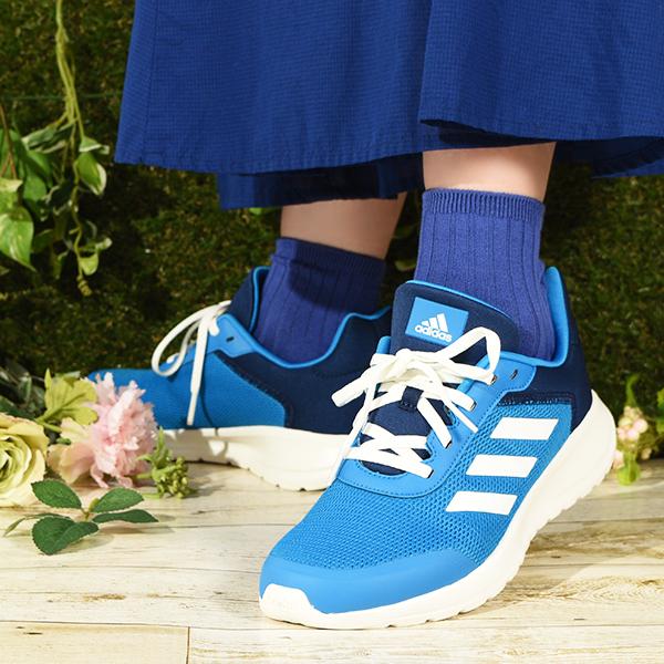 アディダス レディース スニーカー adidas TENSAUR RUN K キッズ ジュニア 子供 紐靴 ひも靴 シューズ 靴 3本ライン ...