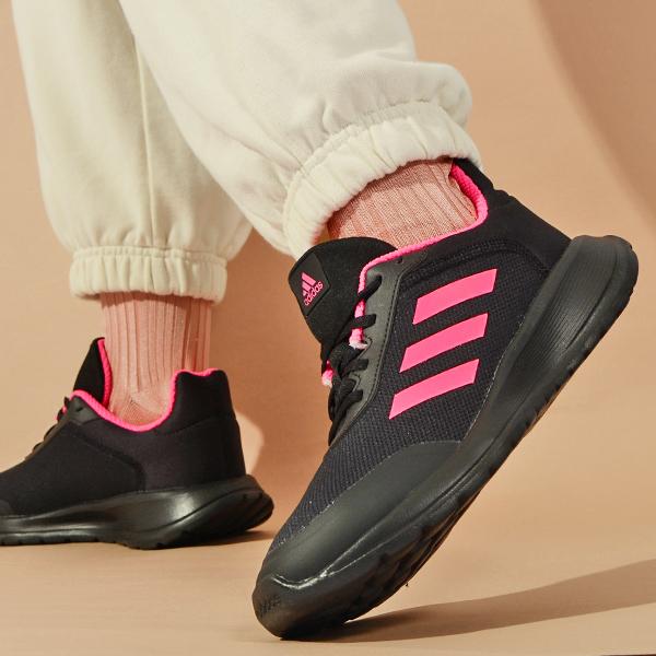 アディダス レディース スニーカー adidas TENSAUR RUN K キッズ ジュニア 子供 紐靴 ひも靴 シューズ 靴 3本ライン ...