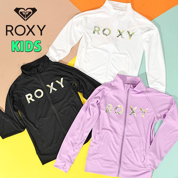 ROXY（ロキシー） 35%off ネコポス発送！送料無料 ラッシュガード キッズ 長袖 ラッシュパーカー ROXY MINI SIMPLY BOTANICAL LOGO STAND UV ...