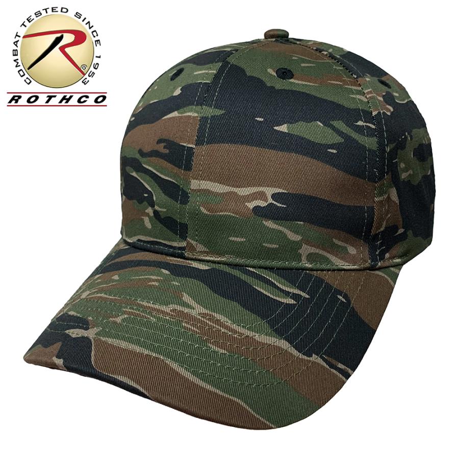 ROTHCO 新品 ベースボールキャップ ( タイガーストライプ ) 無地 プロファイルキャップ CAP 野球帽 帽子 フリーサイズ メンズ レディース : エレファントウォーク - 通販 ...