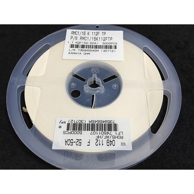 RMC1/16K-112FTP 5000個/リール 1608 1.1kΩ 0.1W F品 : silicone-market - 通販 - Yahoo!ショッピング