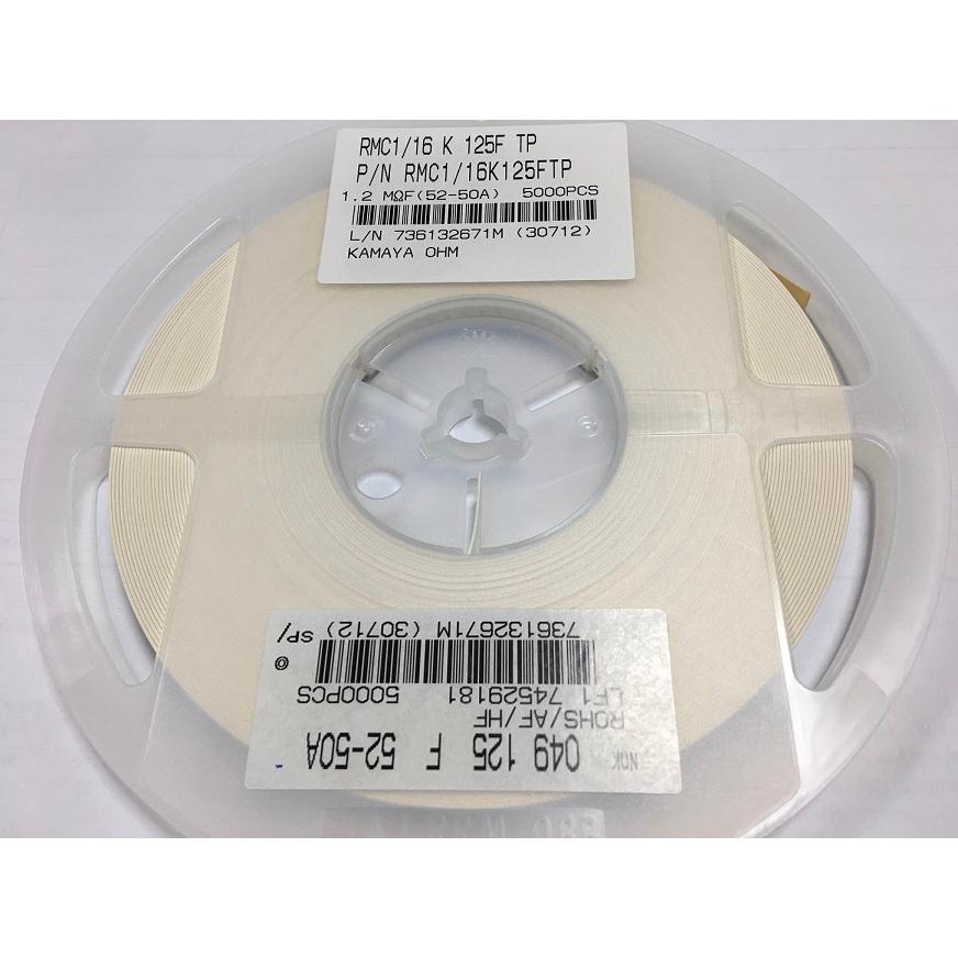 RMC1/16K-125FTP 5000個/リール 1608サイズ 1.2MΩ 0.1W F品 : silicone-market - 通販 - Yahoo!ショッピング