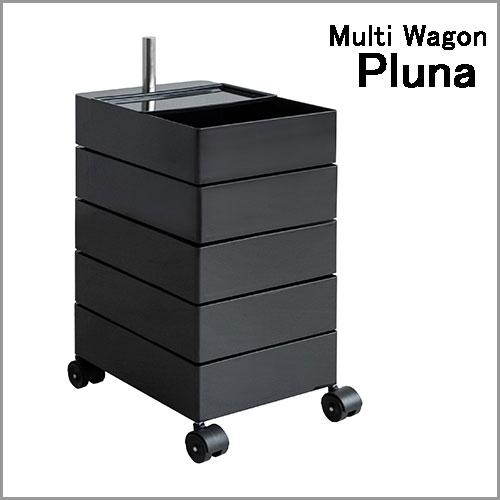 Pluna (プルーナ) マルチワゴン 5段タイプ ブラック WG-H001-BK : wg-h001-bk : eleuthera - 通販 - Yahoo!ショッピング