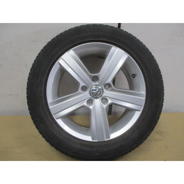 単品 VW フォルクスワーゲン ゴルフ7 TSI AUCJZ 純正 タイヤホイール 1本 6.5J×16 +46 PCD112 5穴 ...