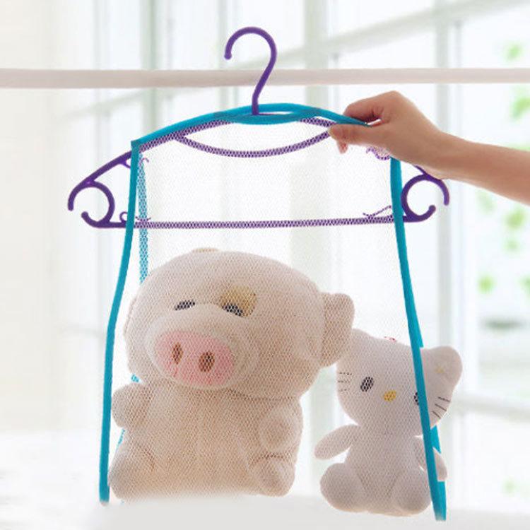 枕干しネット 2枚セット 物干しネット 取り付けタイプ メッシュ まくら クッション ぬいぐるみ 座布団 靴 洗濯 乾燥 ハンガー 吊り下げ式 ...