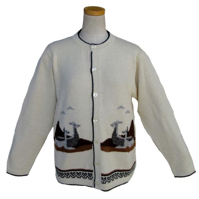 ALCA-001-1 アルパカ100％カーディガン アルパカ柄 男性 丸首 暖かい 綺麗 : エルグスト - 通販 - Yahoo!ショッピング