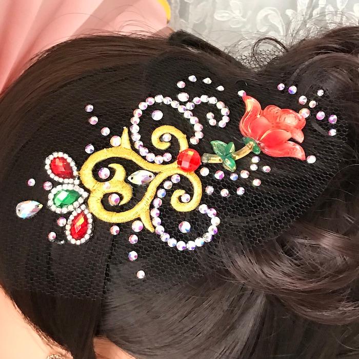 社交ダンス 競技ダンス バラ ヘアアクセサリー 髪飾り ヘア飾り 社交ダンス 競技ダンス バラ ヘアアクセサリー 髪飾り ヘア飾り
