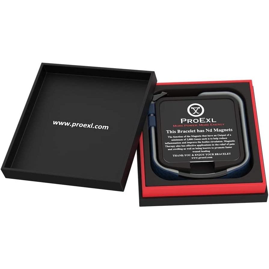 ProExl ベスト磁気エネルギーゴルフブレスレット メンズ グラファイトグレー : 日本小売業販売 - 通販 - Yahoo!ショッピング