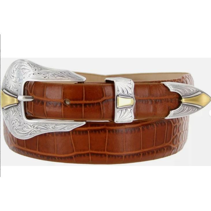 BS1メンズ アメリカン ヘリティッジ イーグル ブラウン ウエスタンベルト (サイズ：32〜46インチ) : グレートアメリカンブーツ - 通販 - Yahoo!ショッピング