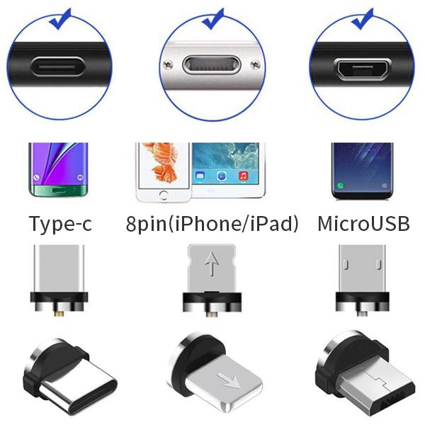 交換・追加用 マグネット コネクタ iPhone 8pin USB Type C MicroUSB : ELUKSHOP 充電ケーブル 変換アダプタ - 通販 - Yahoo!ショッピング