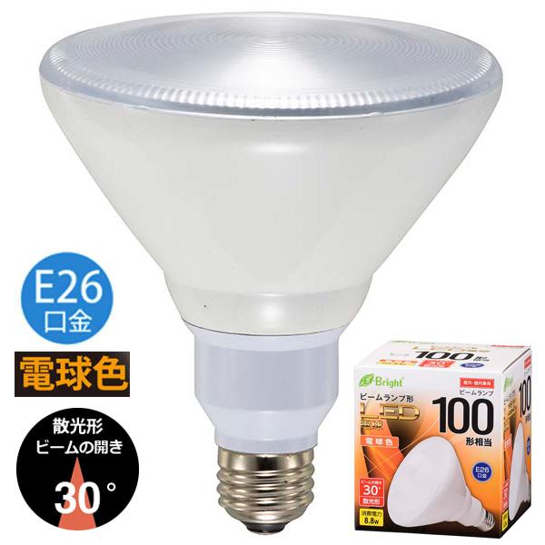 OHM オーム電機 LED電球 ビームランプ形 散光形 E26 100形相当 電球色 LDR9L-W20/100W 【品番:06-3123】 : E-MASTERヤフー店 - 通販 ...