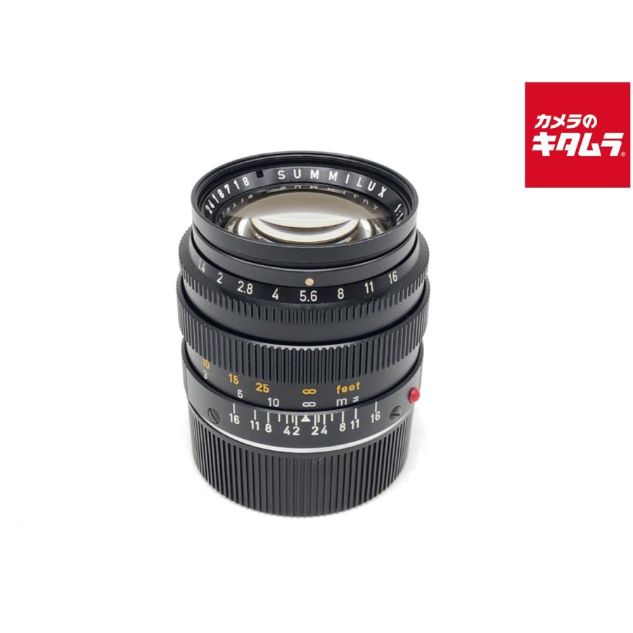 【中古】 【良品】 ライカ ズミルックスM 50mm F1.4 E43 ブラック : カメラのキタムラヤフー店 - 通販 - Yahoo!ショッピング