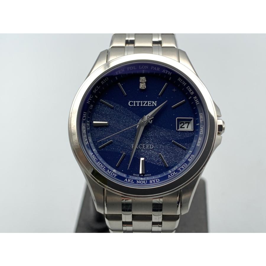 【中古】 【良品】 シチズン エクシード ブルー CB1080-52L/H149-T021727 スーパーチタニウム 天の川 ...