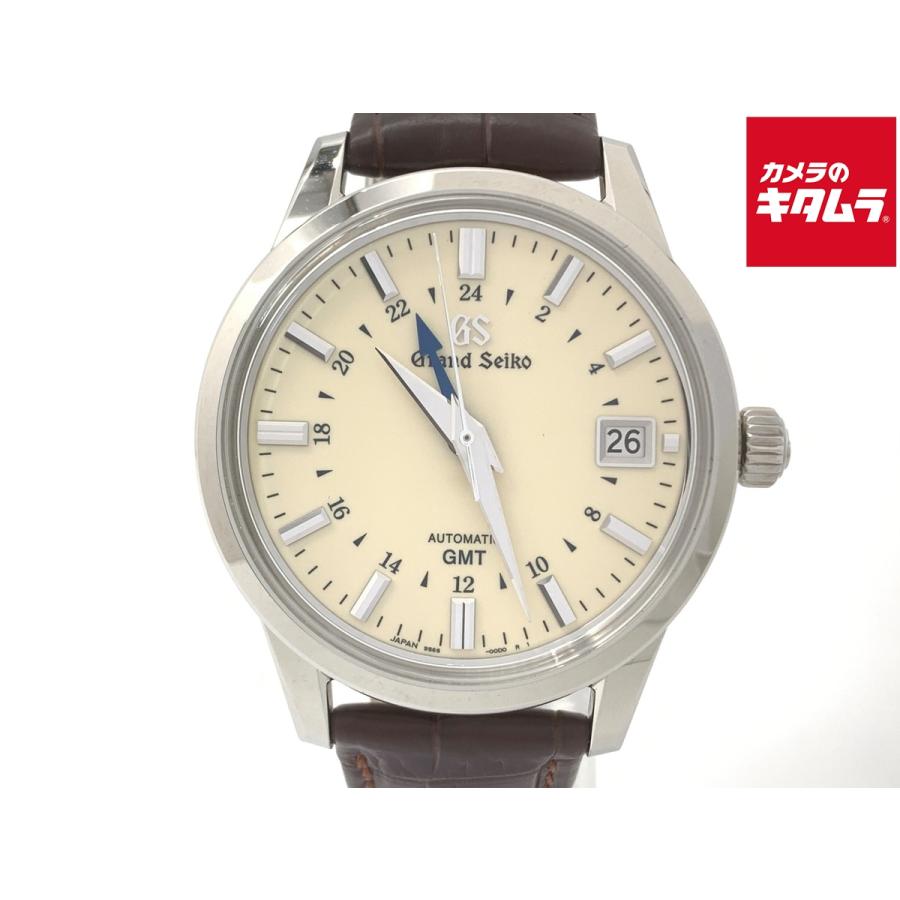 【中古】 【美品】 グランドセイコー メカニカル アイボリー [ホワイト系] SBGM221/9S66-00A0 ステンレススティール ...