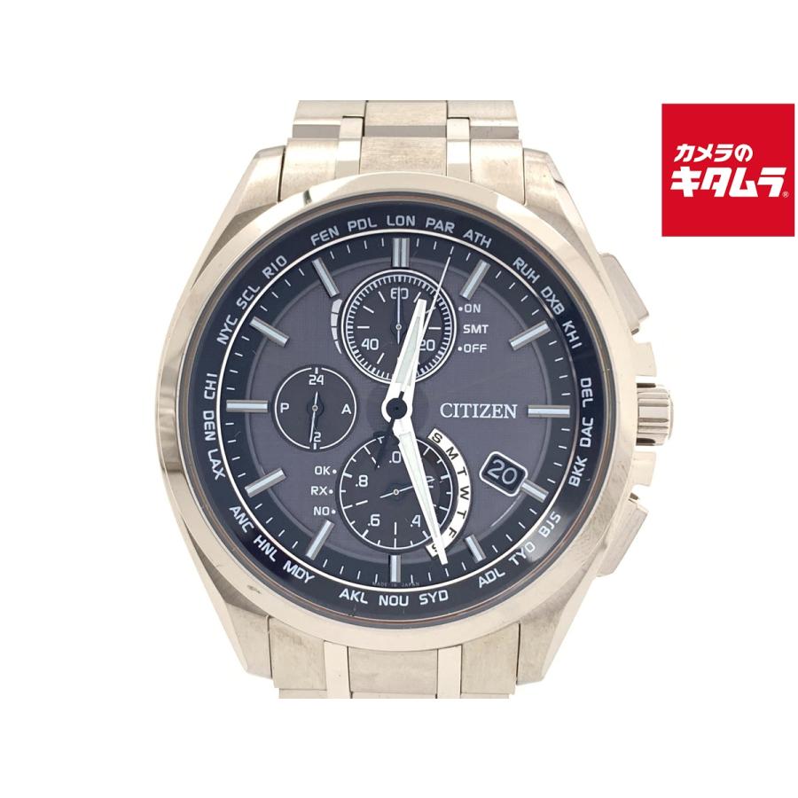 【中古】 【良品】 シチズン アテッサ ブラック AT8040-57E/H804-T018696 チタン : カメラのキタムラヤフー店 - 通販 - Yahoo!ショッピング