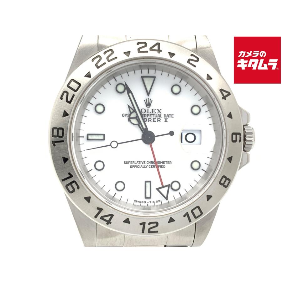 【中古】 【美品】 ロレックス(ROLEX) エクスプローラーII ホワイト 16570 ステンレス : カメラのキタムラヤフー店 - 通販 - Yahoo!ショッピング