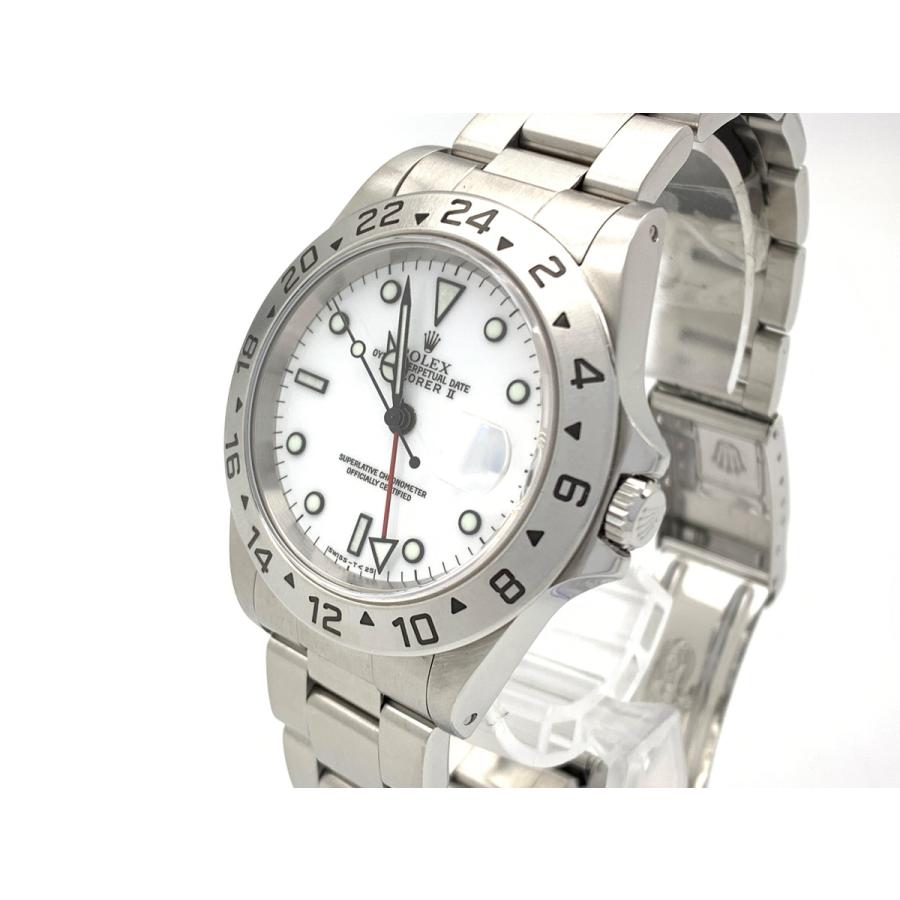 【中古】 【美品】 ロレックス(ROLEX) エクスプローラーII ホワイト 16570 ステンレス : カメラのキタムラヤフー店 - 通販 - Yahoo!ショッピング