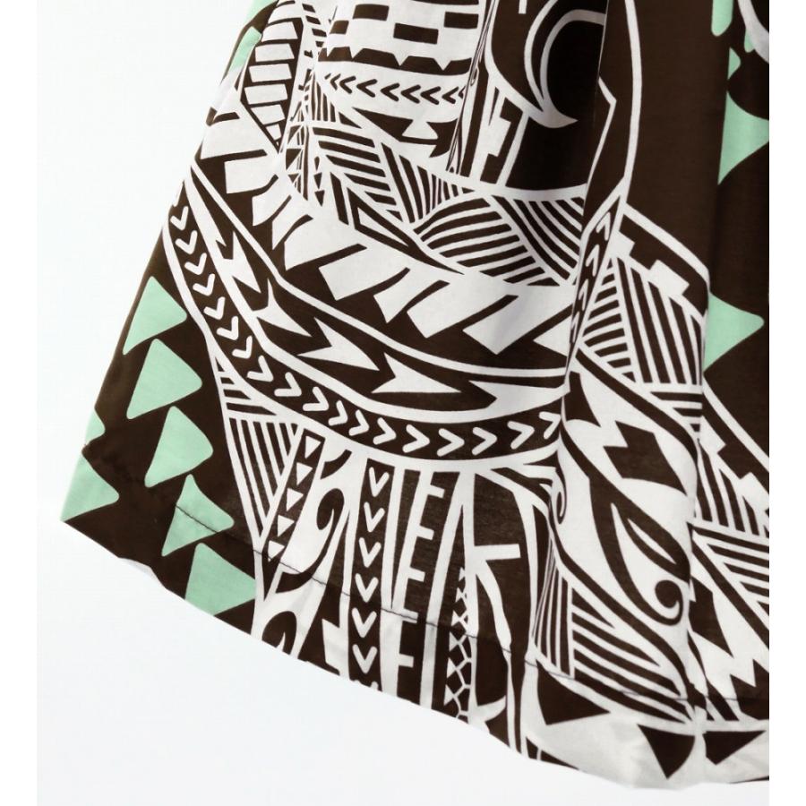 フラダンス パウスカート シングル73cm丈 ブラウン×グリーン 2985 : emika - 通販 - Yahoo!ショッピング