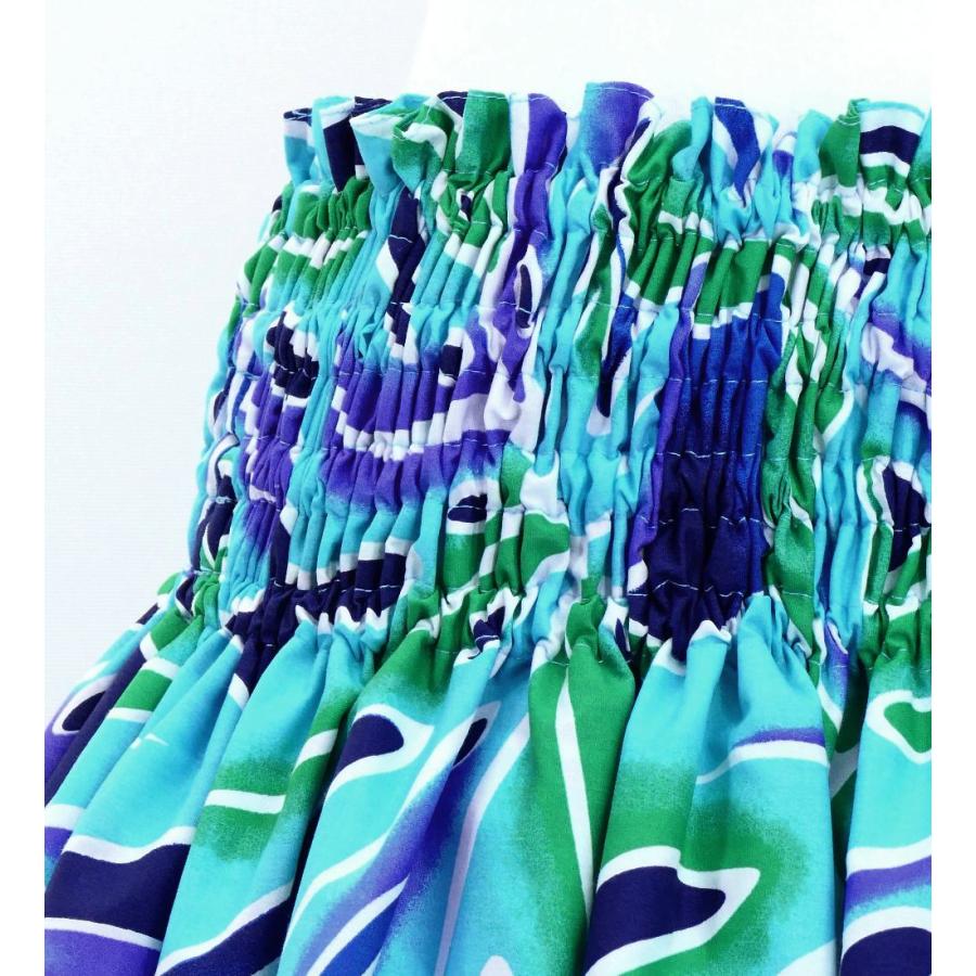 フラダンス パウスカート シングル73cm丈 ブルー 3109 : emika - 通販 - Yahoo!ショッピング