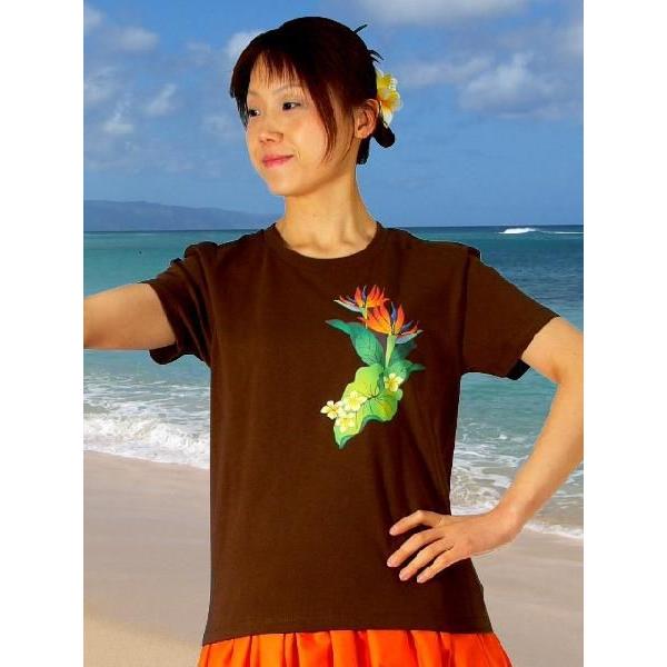 フラダンス Tシャツ L フロントストレリチア ブラウン 791lbr :791lbr:emika - 通販 - Yahoo!ショッピング