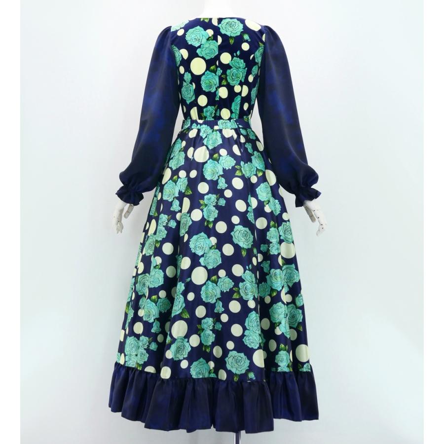 フラメンコ ローズ×水玉 セットアップ ブルー＆ネイビー S-Lサイズ FBS-19 : emika - 通販 - Yahoo!ショッピング