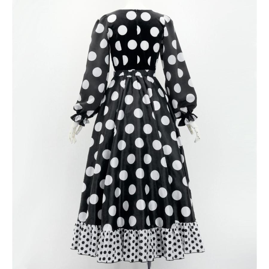 フラメンコ 水玉 セットアップ ブラック×ホワイト S-Lサイズ FBS-25 : emika - 通販 - Yahoo!ショッピング