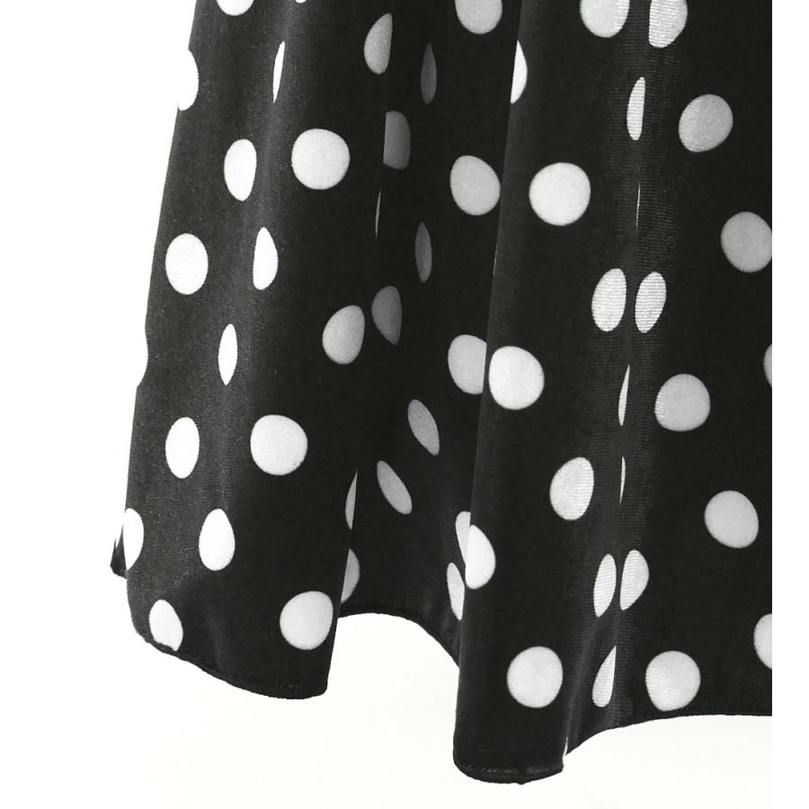 フラメンコ ハイウエストマーメイドスカート 水玉 ブラック×ホワイト FS-38 : emika - 通販 - Yahoo!ショッピング