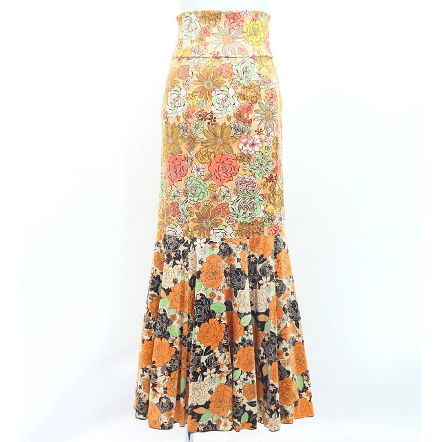 フフラメンコ ハイウエストマーメイドスカート ローズ オレンジ FS-44 : emika - 通販 - Yahoo!ショッピング