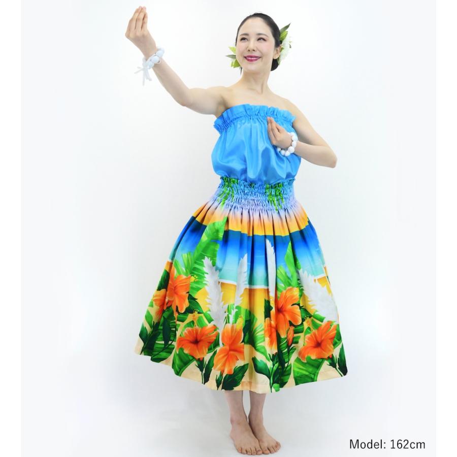フラダンス シャンタン パウスカート＆チューブトップ セット ハイビスカス J3099-7 :J3099-7:emika - 通販 - Yahoo!ショッピング