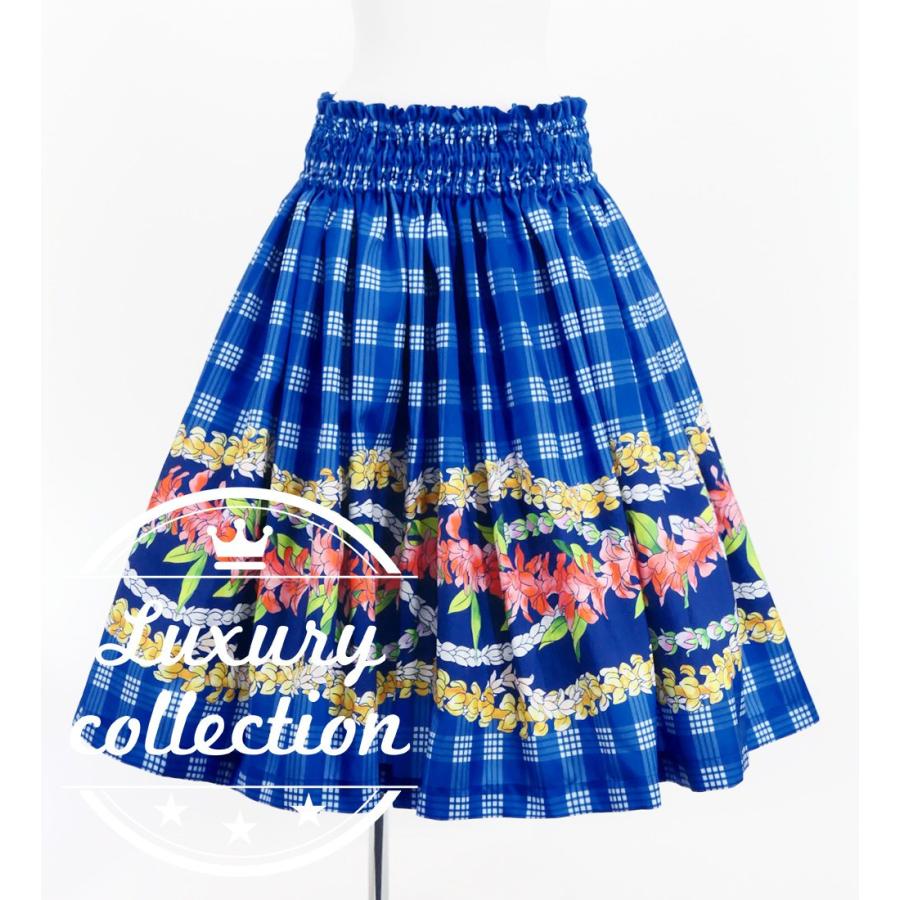 フラダンス シャンタン パウスカート シングル パラカ×レイ ブルー J3203bl : emika - 通販 - Yahoo!ショッピング