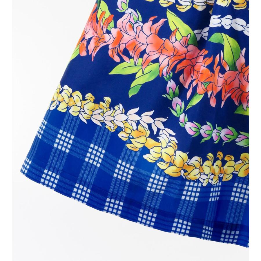 フラダンス シャンタン パウスカート シングル パラカ×レイ ブルー J3203bl : emika - 通販 - Yahoo!ショッピング