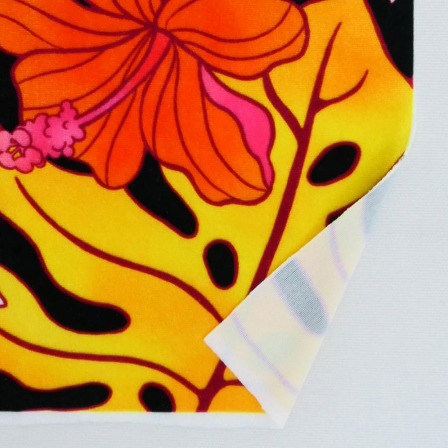 ハワイアン生地 ハイビスカス柄 コシボ・シャンタン・ストレッチベロア選べる生地 ブラック×オレンジ KH-636-BKOR 3-5営業日後発送 : emika - 通販 - Yahoo!ショッピング