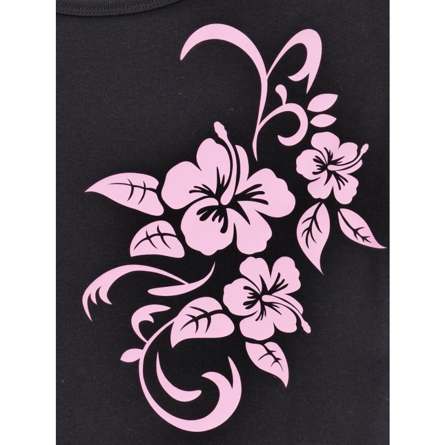 ストレッチ Tシャツ XL ピンク ハイビスカス ブラック TC10pibXL :TC10pibXL:emika - 通販 - Yahoo!ショッピング