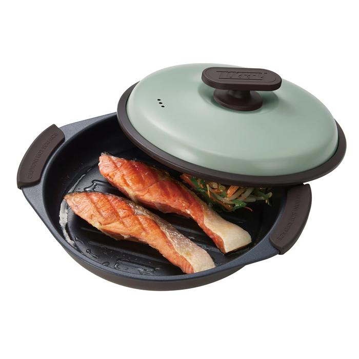 LADONNA Toffy トフィー 電子レンジ用グリルパン K-MW3-PA ペールアクア ラドンナ 21cm 1.0L 波型 : 家電と雑貨のemon(えもん) - 通販 - Yahoo ...