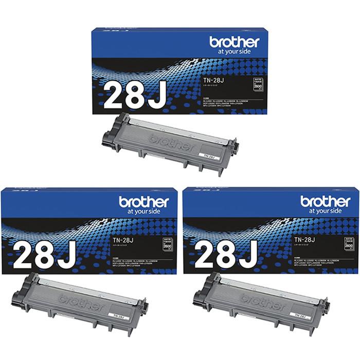 ブラザー工業 【3個セット】ブラザー 純正 トナーカートリッジ TN-28J ブラック 3個セット TN-28J-3SET【100サイズ】 : 家電と雑貨のemon(えもん) - 通販 ...