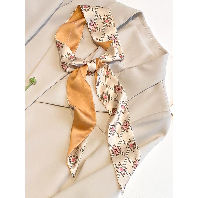 送料無料 男女兼用 幾何学柄入り リバシーブル ロングシンプルスカーフ/ヘアリボン 7886 : イーエム ストア - 通販 - Yahoo!ショッピング