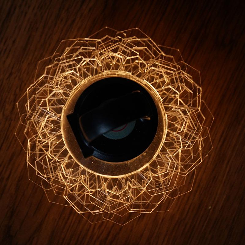 【レッドレンザーML4専用（シェードのみ）】MANDALA【クリア】ランタン シェード Ledlenser ML4 キャンプライト キャンプランタン ランタン用アクセサリー : e ...